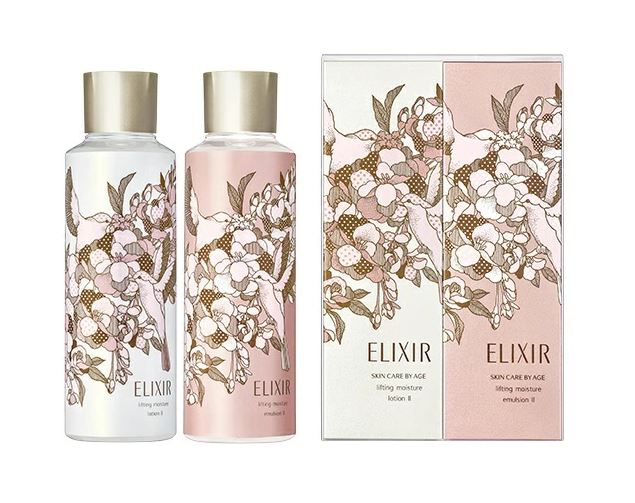Elixir Lifting Lotion 300ml + Emulsion 300ml | SANA Japan products