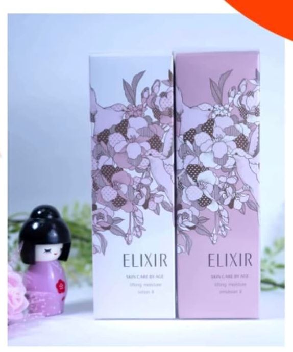 Elixir Lifting Lotion 300ml + Emulsion 300ml | SANA Japan products